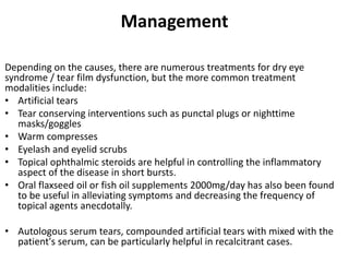 DRY EYE SYNDROME.pptx