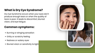 Dry Eye Syndrome Causes, Screen Time Impact & Treatment | PDF