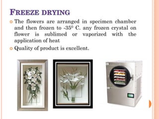 Dry flower processing technology | PDF