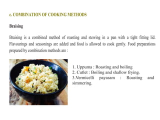 Dry heat methods of cooking | PPTX