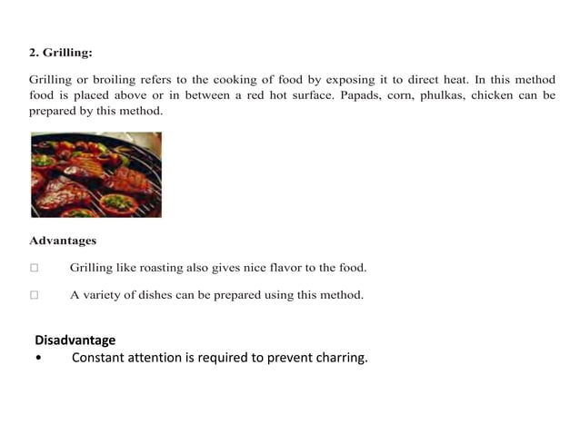 Dry heat methods of cooking | PPTX