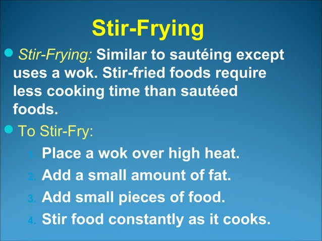 Dry heat cooking method | PPT | Barbecues and Grilling | Food & Drink