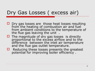 Dry heat losses in boiler | PPT