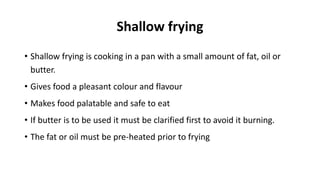 Dry heat methods of cooking | PPTX