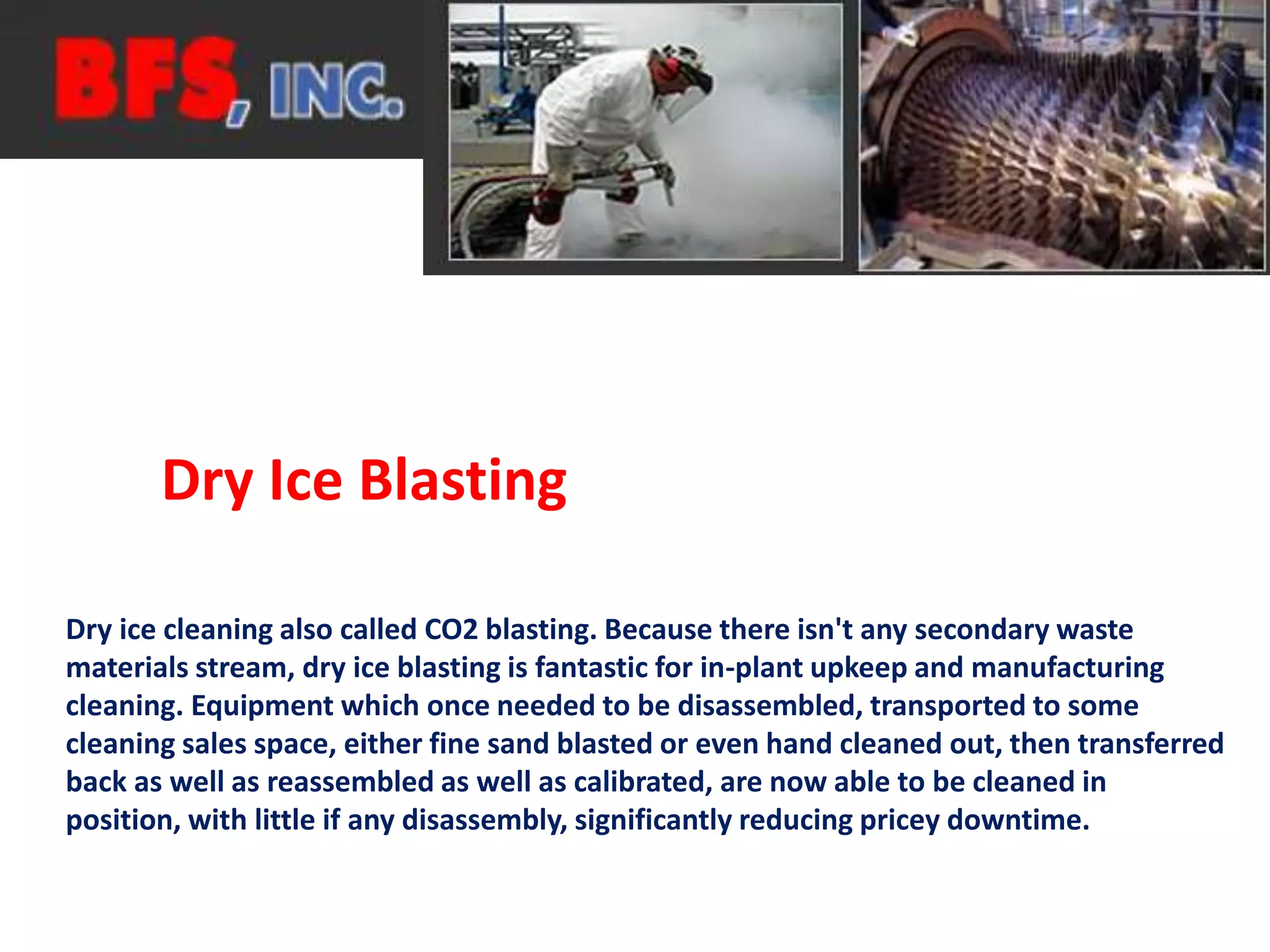 Dry ice blasting | PPT