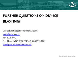 Dry ice blasting - how does it work? | PPTX