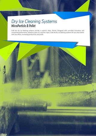 Dry ice cleaning for foundry catalog cold jet | PDF