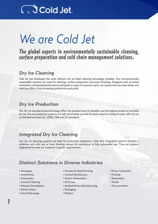 Dry ice cleaning for foundry catalog cold jet | PDF