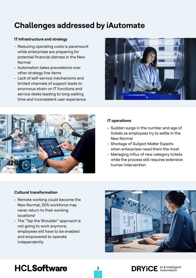 DRYiCE™ iAutomate: AI-enhanced Intelligent Runbook Automation | PDF