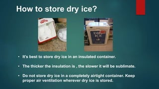 Dry ice project | PPT