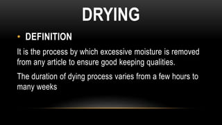 Drying | PPTX