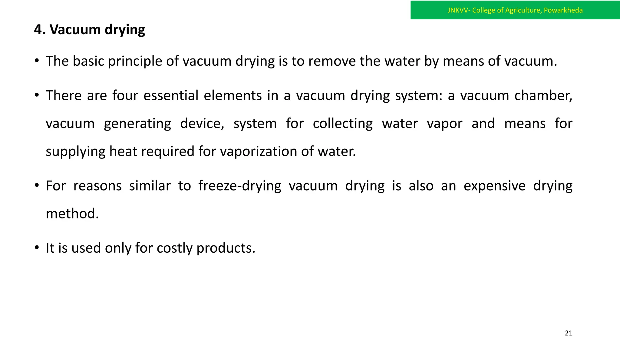 Drying of agriculture product (Cereals, Pulses and Oilseed ) and ...