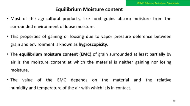 Drying of agriculture product (Cereals, Pulses and Oilseed ) and ...