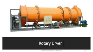 Drying of agriculture product (Cereals, Pulses and Oilseed ) and ...