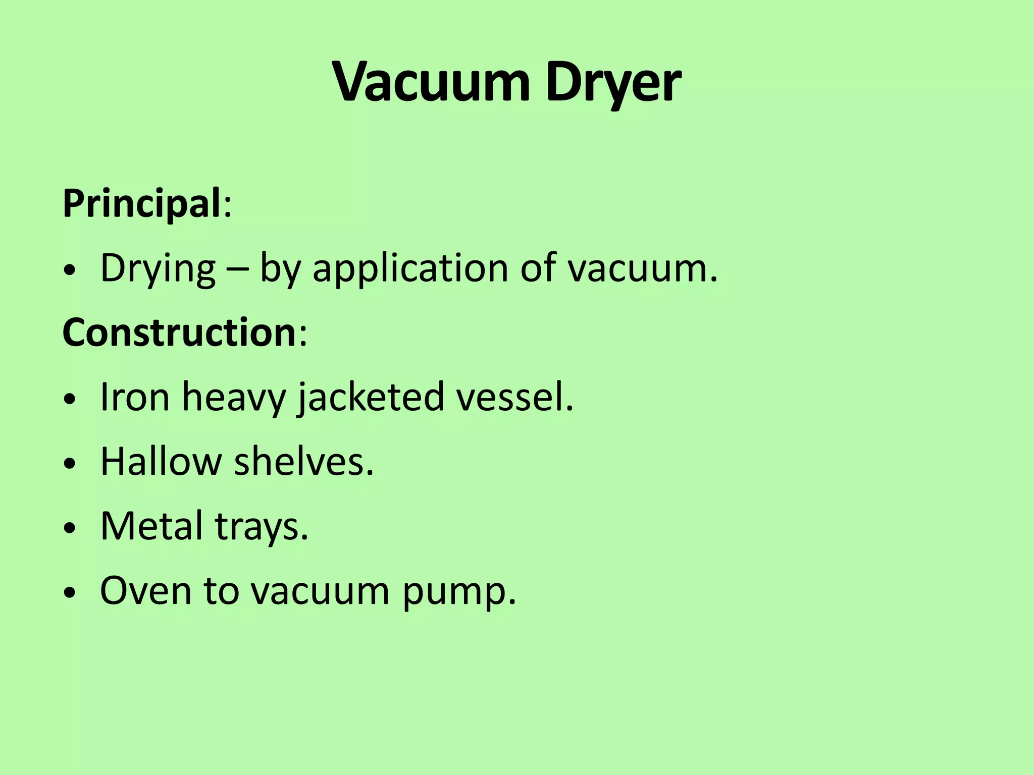 Pharmaceutical Engineering: Drying | PDF