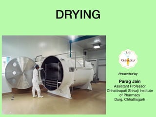 Pharmaceutical Engineering: Drying | PDF