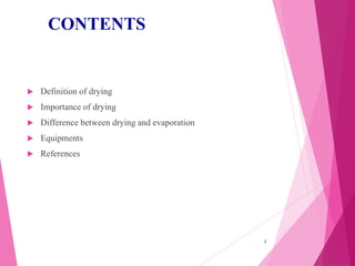 Drying- Pharmaceutical Engineering | PPT
