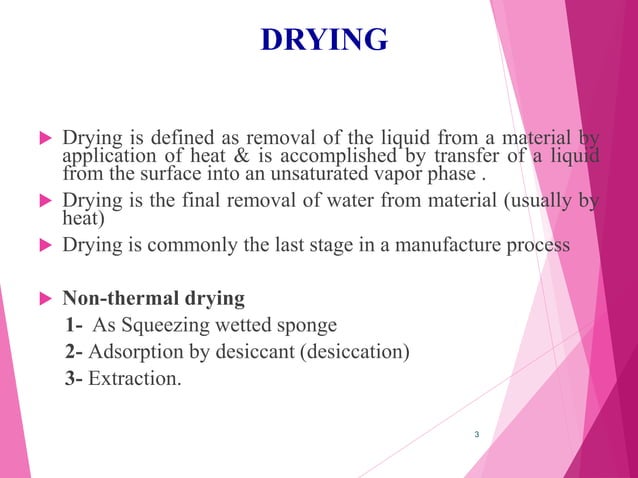 Drying- Pharmaceutical Engineering | PPT