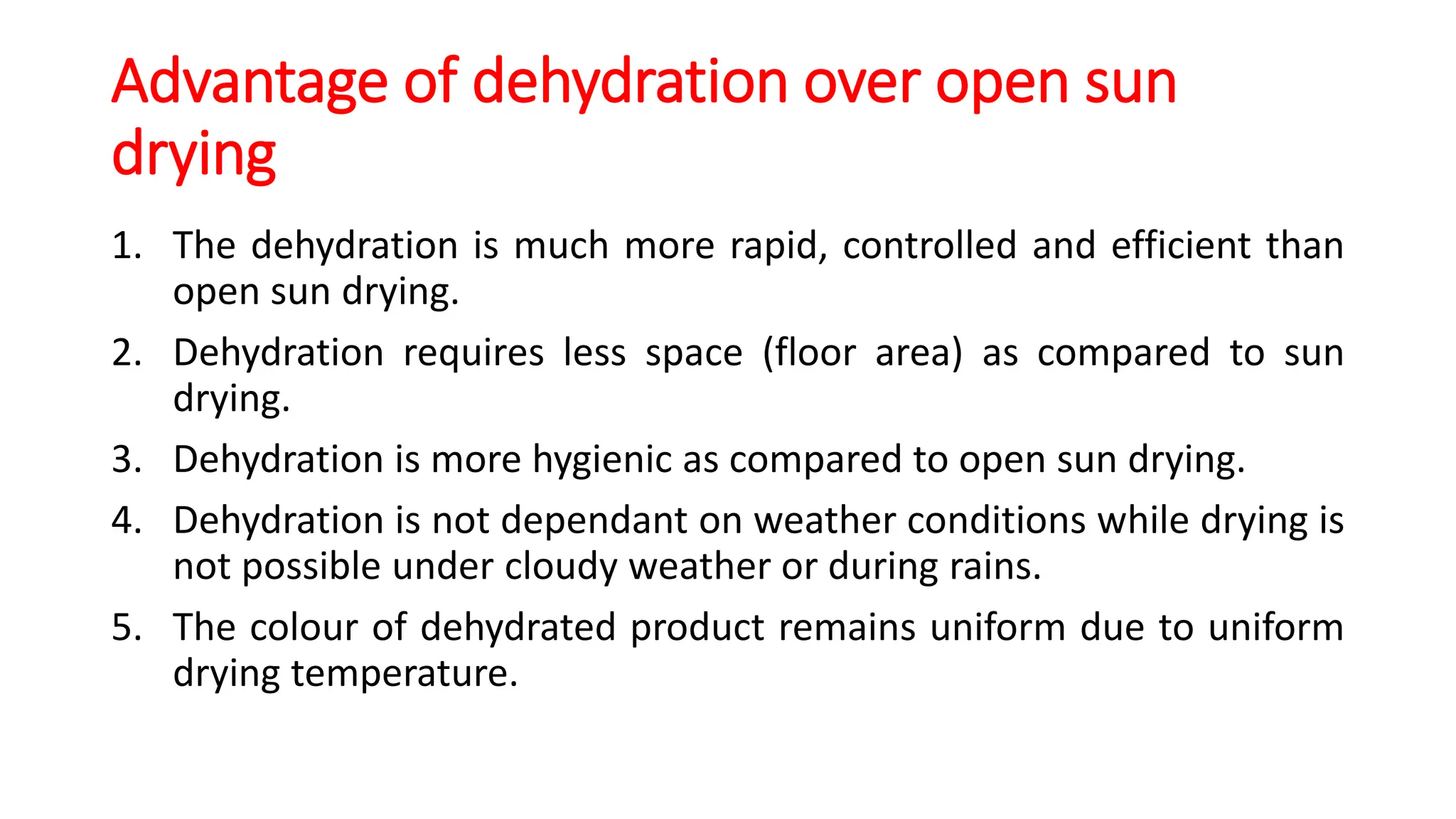 Drying & Dehydration of Fruit & Vegetable- Principle, equipment ...