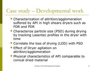 Dryingprocess for powdering technology of pharmaceutical industry | PPT