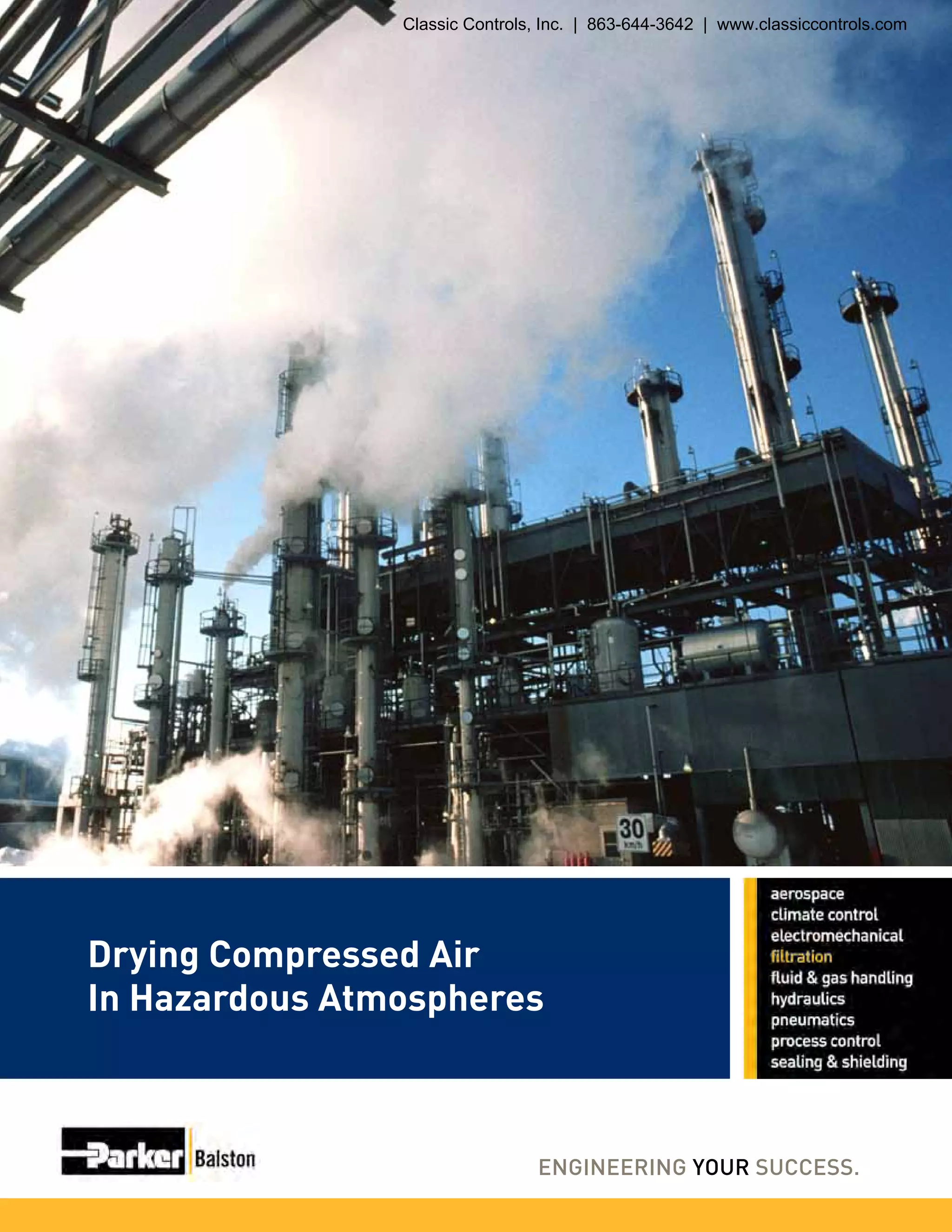 Drying Compressed Air In Hazardous Atmospheres | PDF