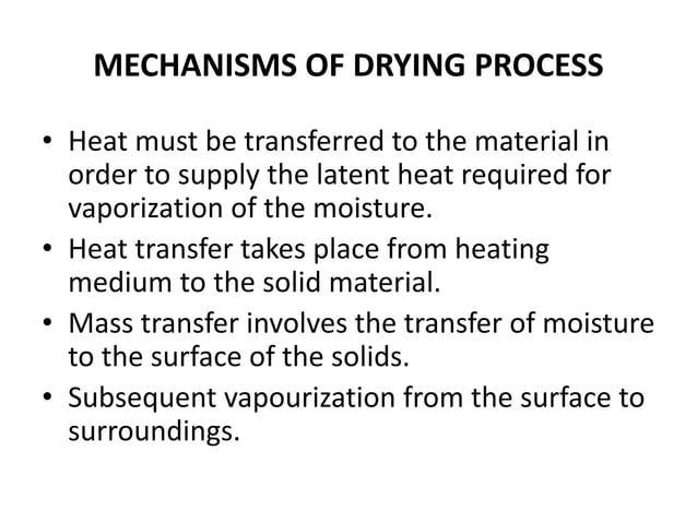 PRINCIPLES OF DRYING | PPTX