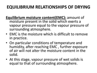 PRINCIPLES OF DRYING | PPTX