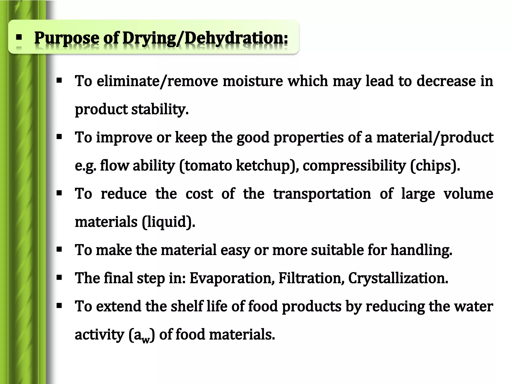 Drying and dehydration | PDF