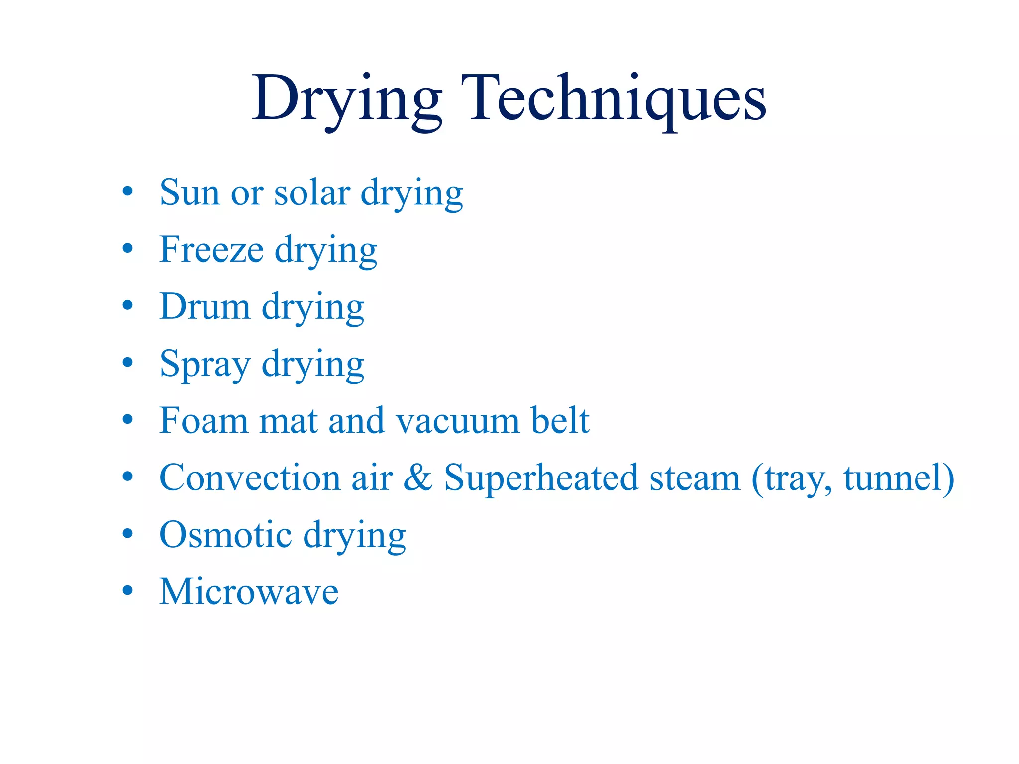 Drying and dehydration of fruits and vegetables | PDF