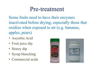 Drying and dehydration of fruits and vegetables | PDF