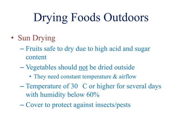 Drying and dehydration of fruits and vegetables | PDF