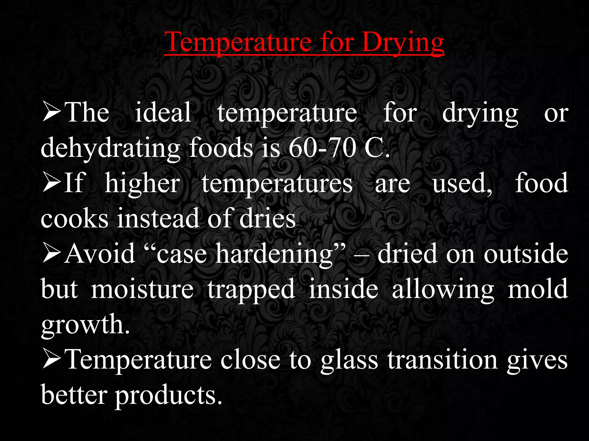 Drying and dehydration of fruits and vegetables | PPTX