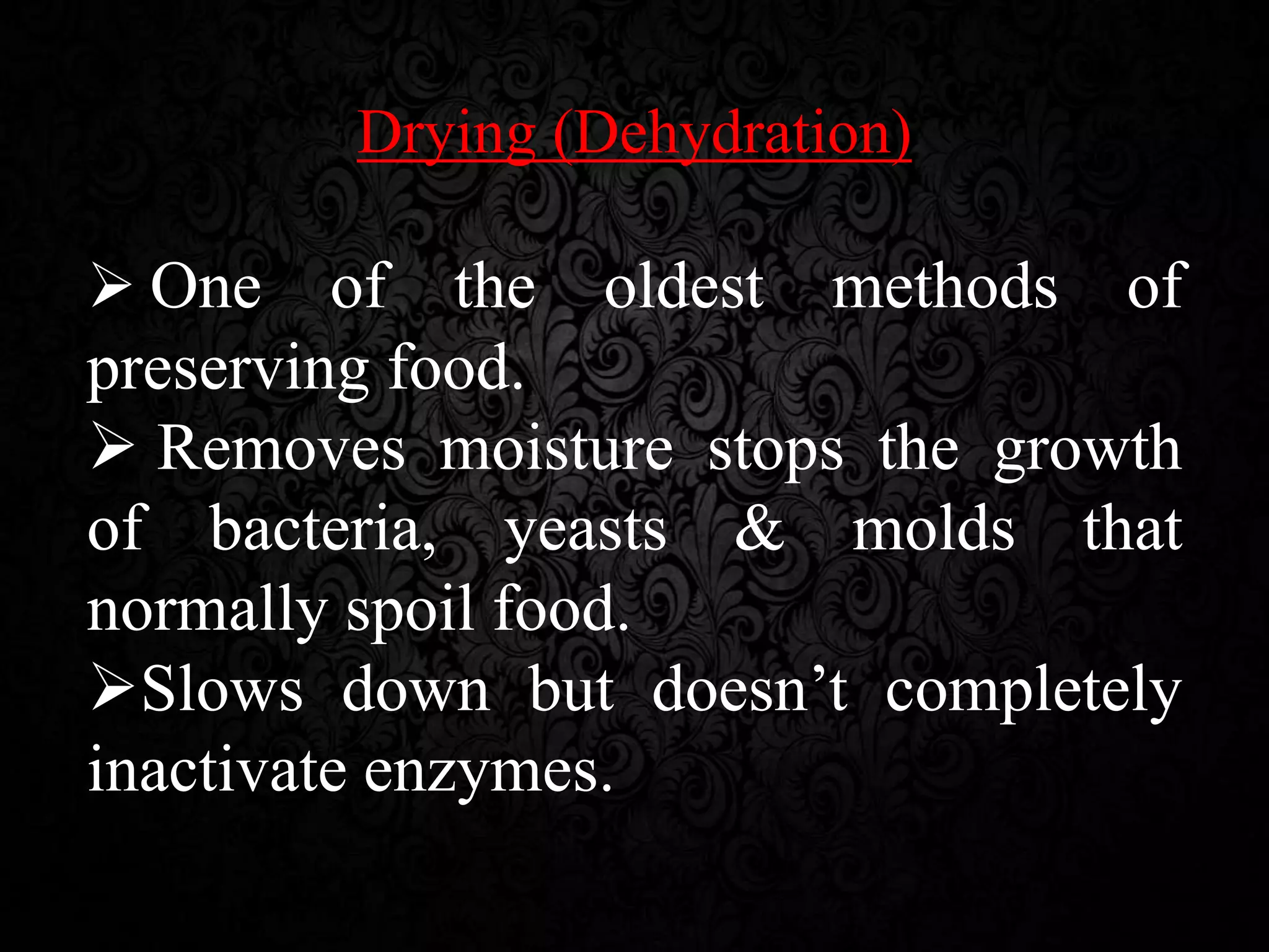 Drying and dehydration of fruits and vegetables | PPTX