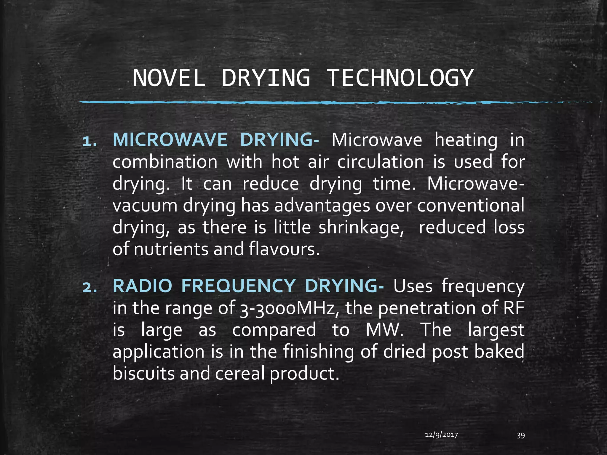 Drying of food | PPT
