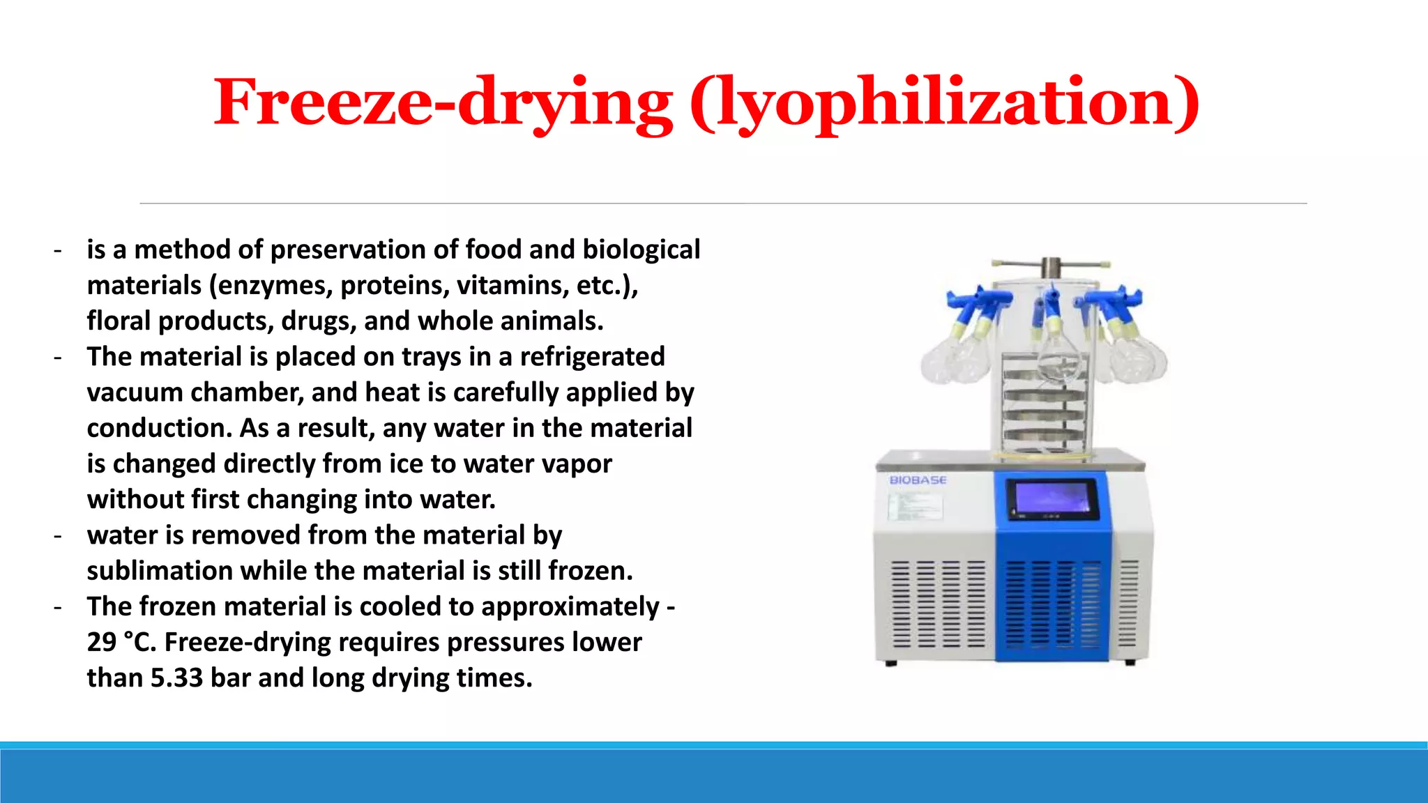 Methods for Drying Enzyme Preparations | PPTX
