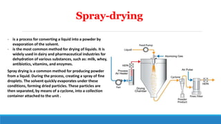 Methods for Drying Enzyme Preparations | PPTX