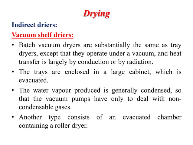 Drying equipments | PPTX