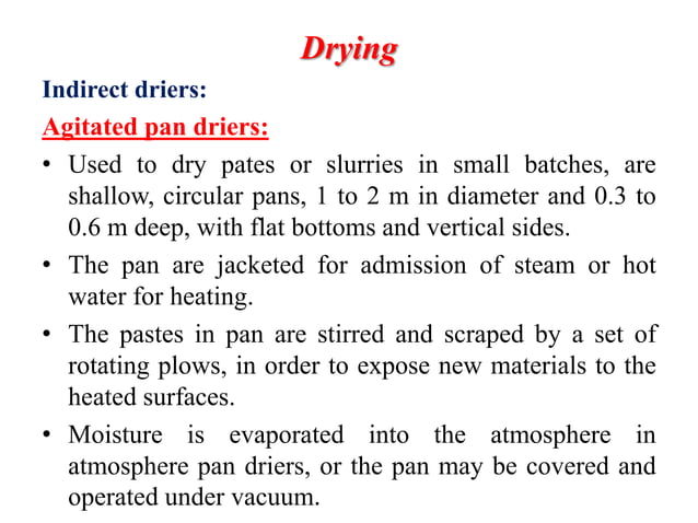 Drying equipments | PPTX
