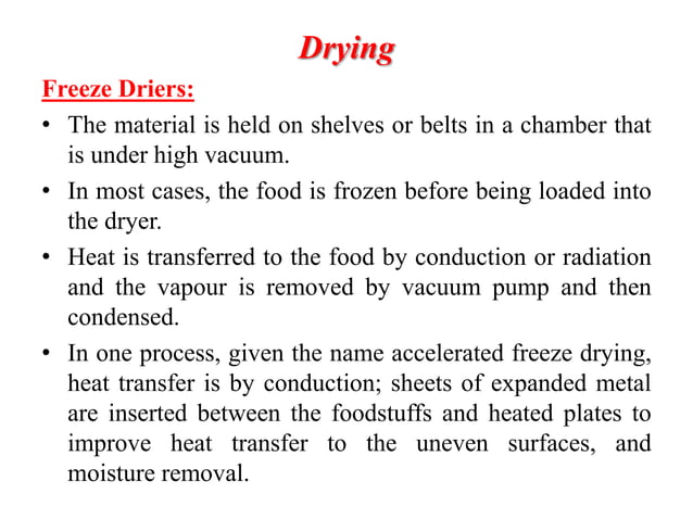 Drying equipments | PPTX