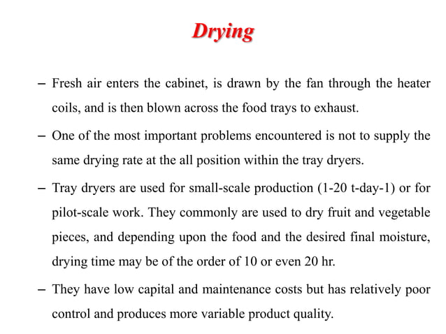 Drying equipments | PPTX