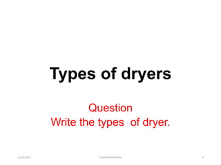 Drying final | PPT