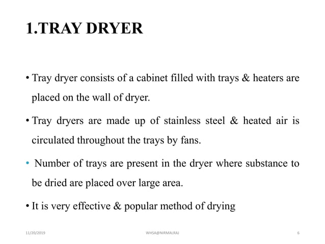Drying final | PPT
