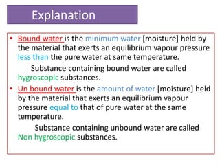 Drying PHYSICAL PHARMACY (PHARMACEUTICS) | PPTX