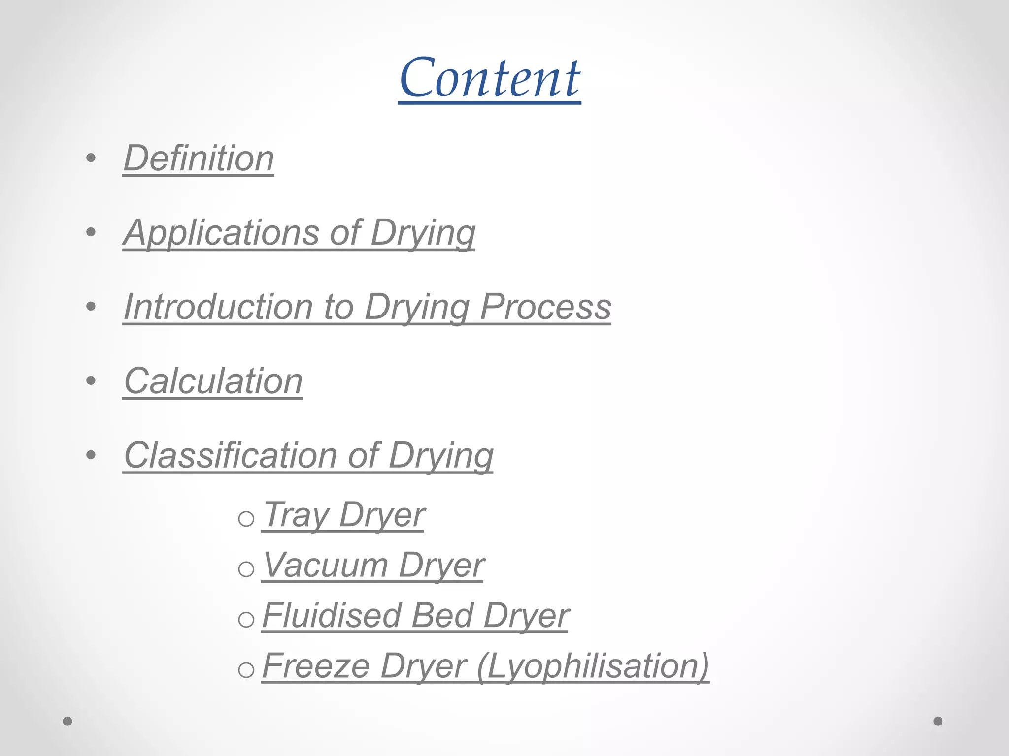 Drying & its process | PPTX