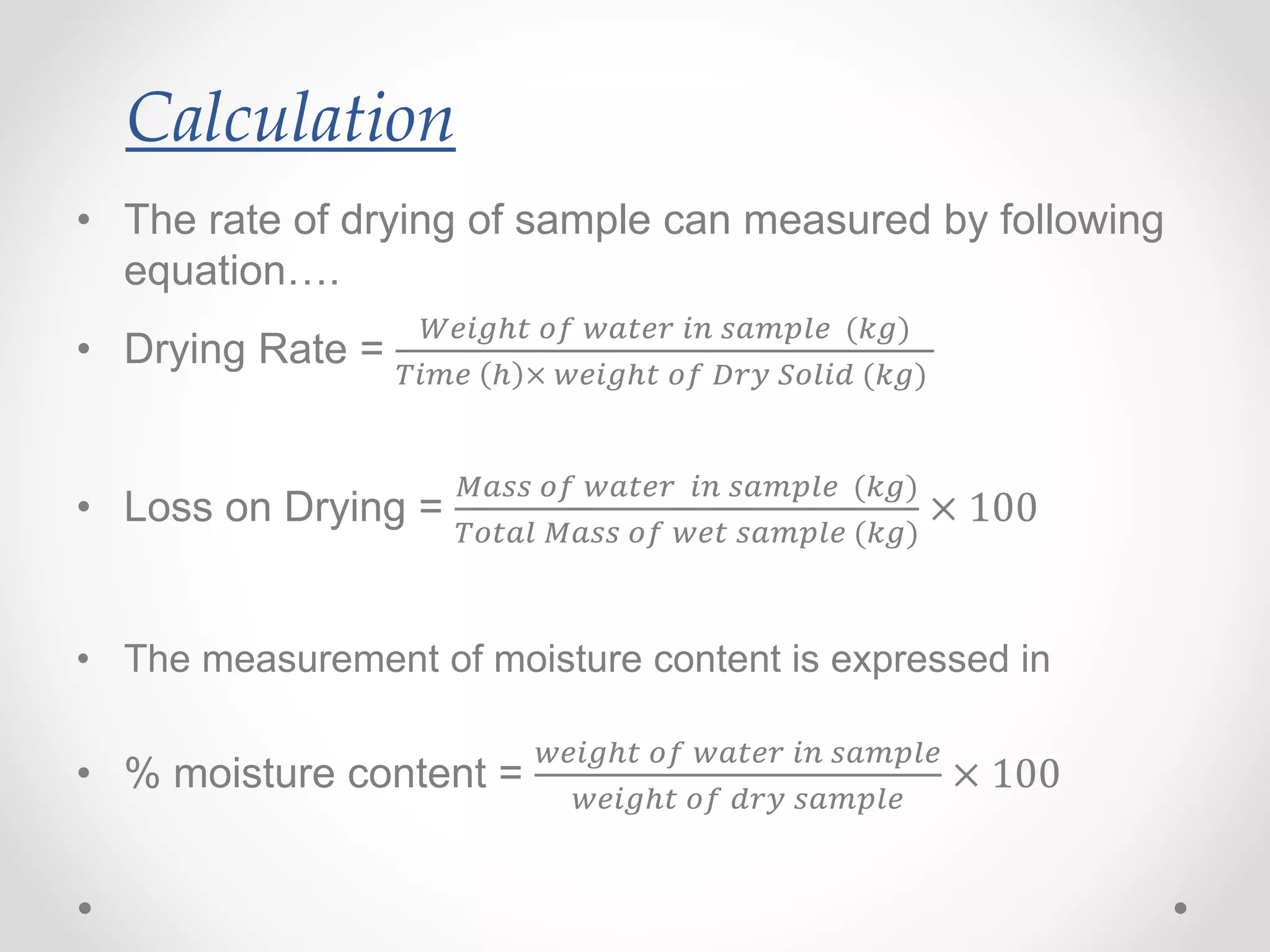 Drying & its process | PPTX