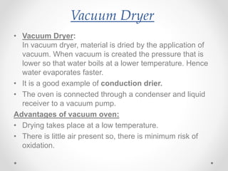 Drying & its process | PPTX
