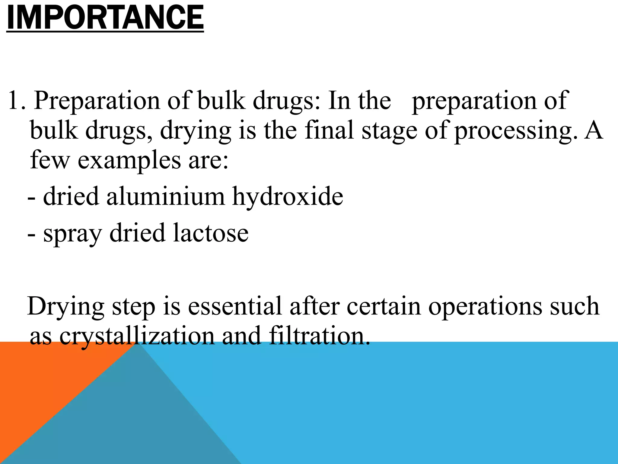 Drying (principles) | PPTX