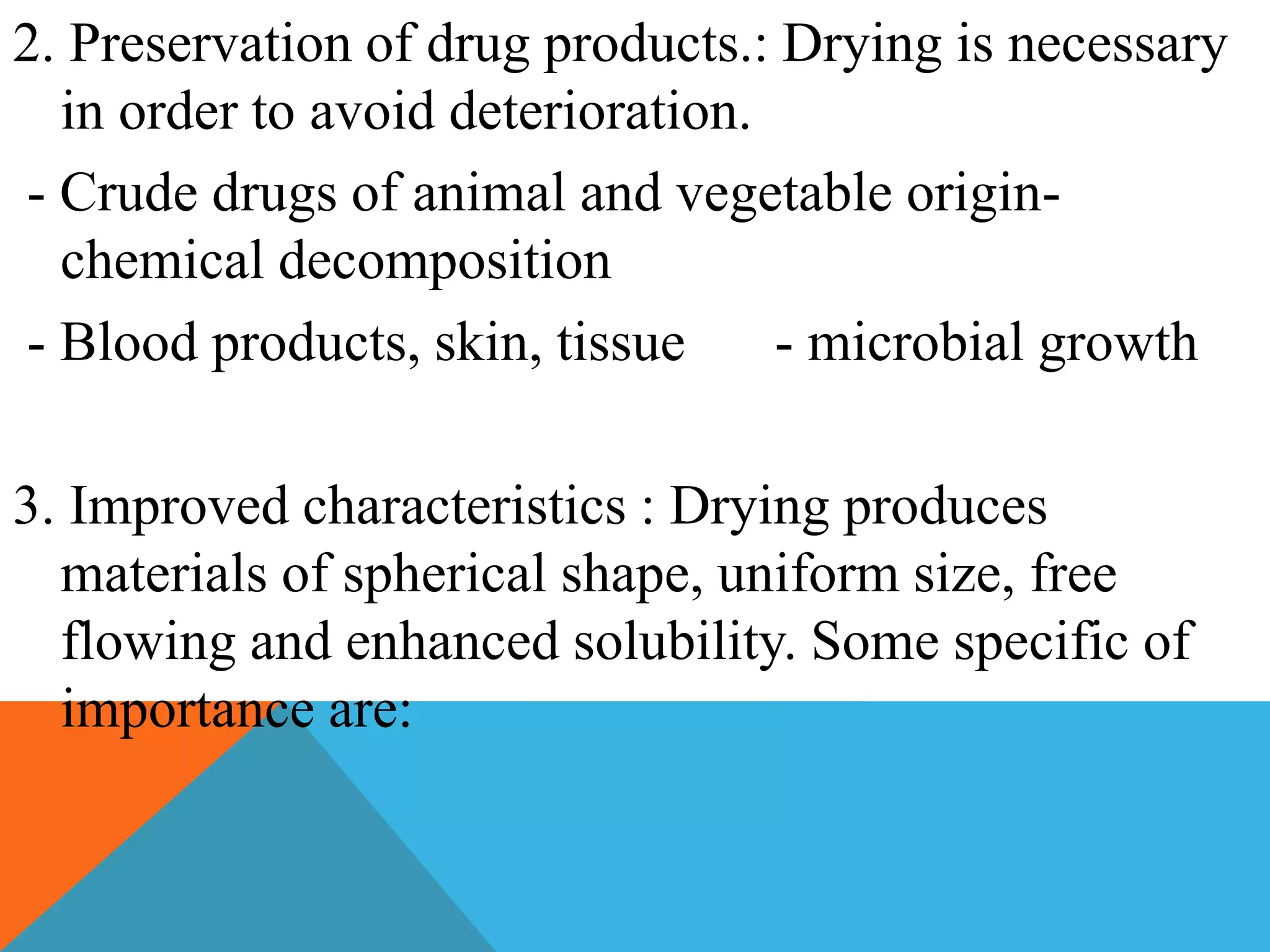 Drying (principles) | PPTX