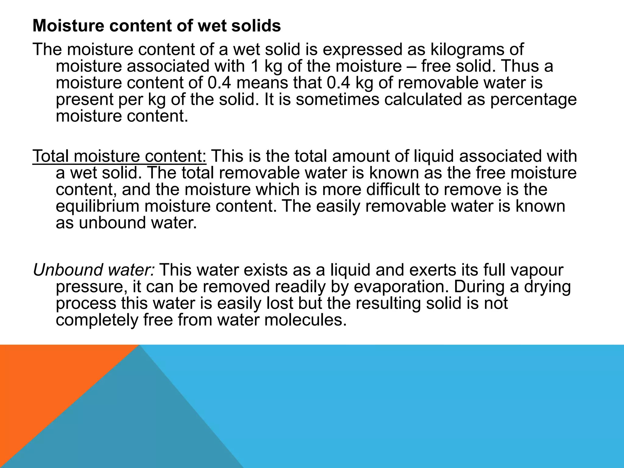 Drying (principles) | PPTX