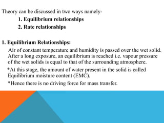 Drying (principles) | PPTX